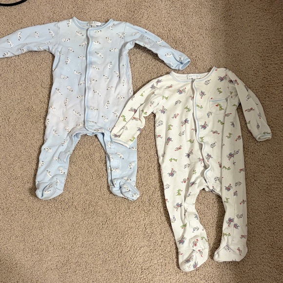 Magnolia Baby | One Pieces | Magnolia Baby Blue And Cream Kids One ...